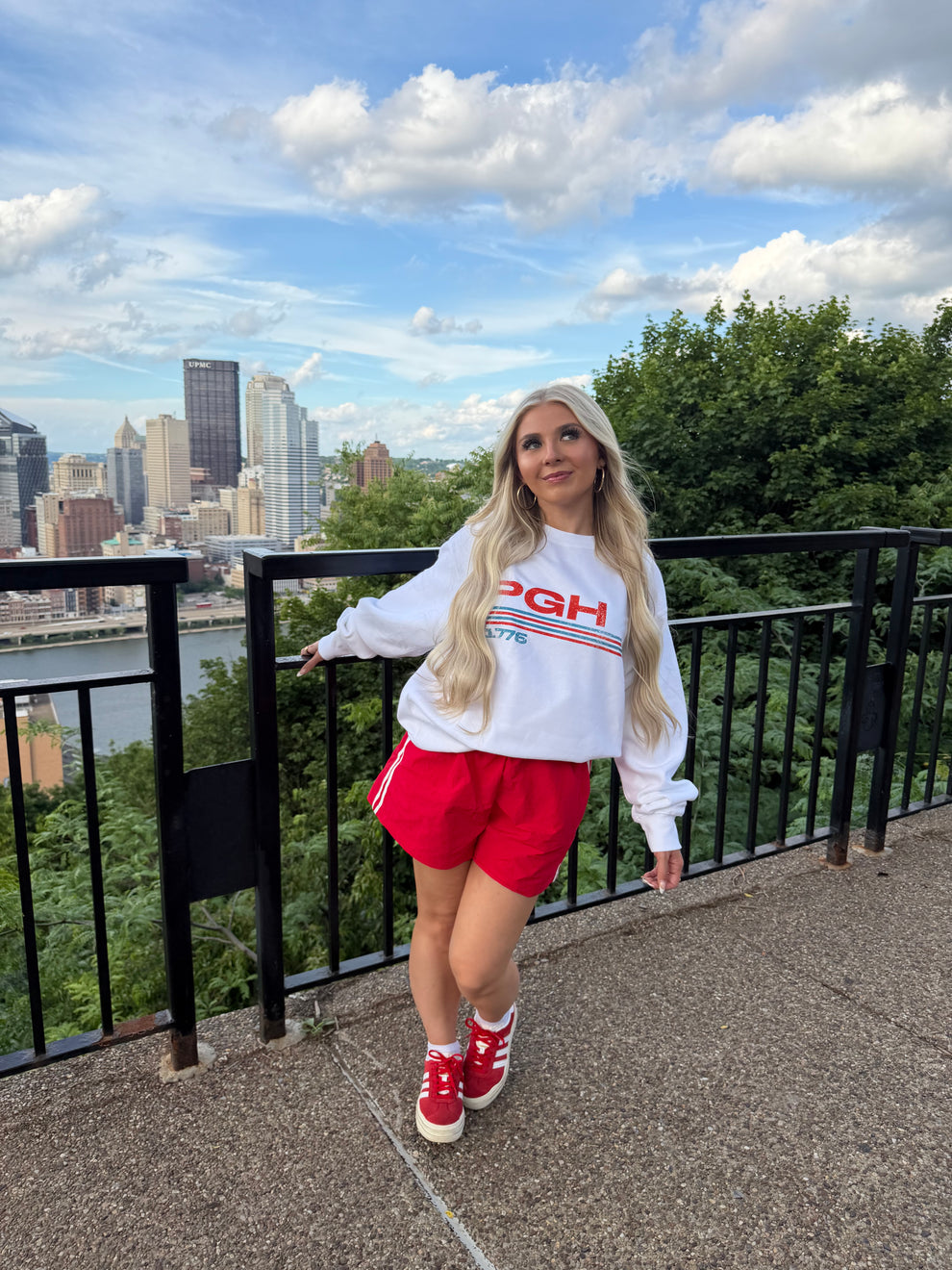 PGH Retro Stripes Crewneck – The Gardenia Branch
