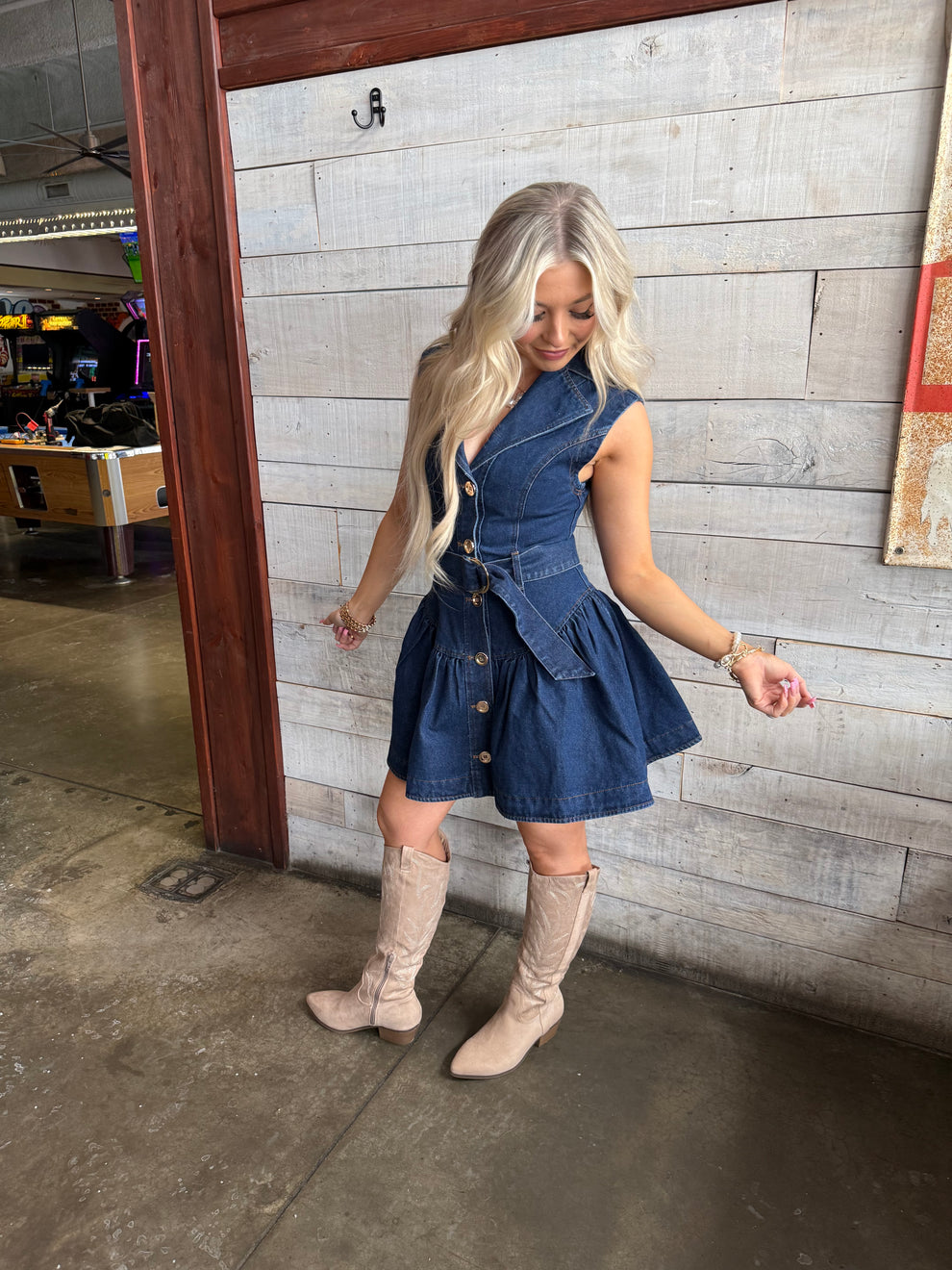 Mild Wear Denim Dress – The Gardenia Branch